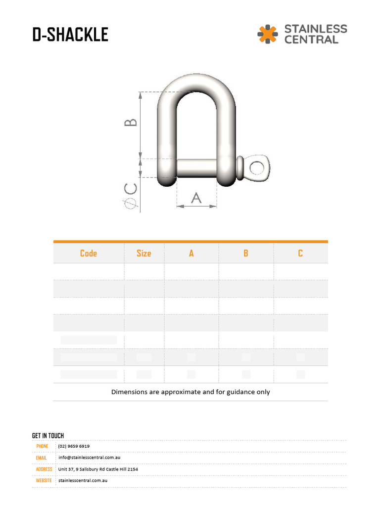 D Shackle | PDF
