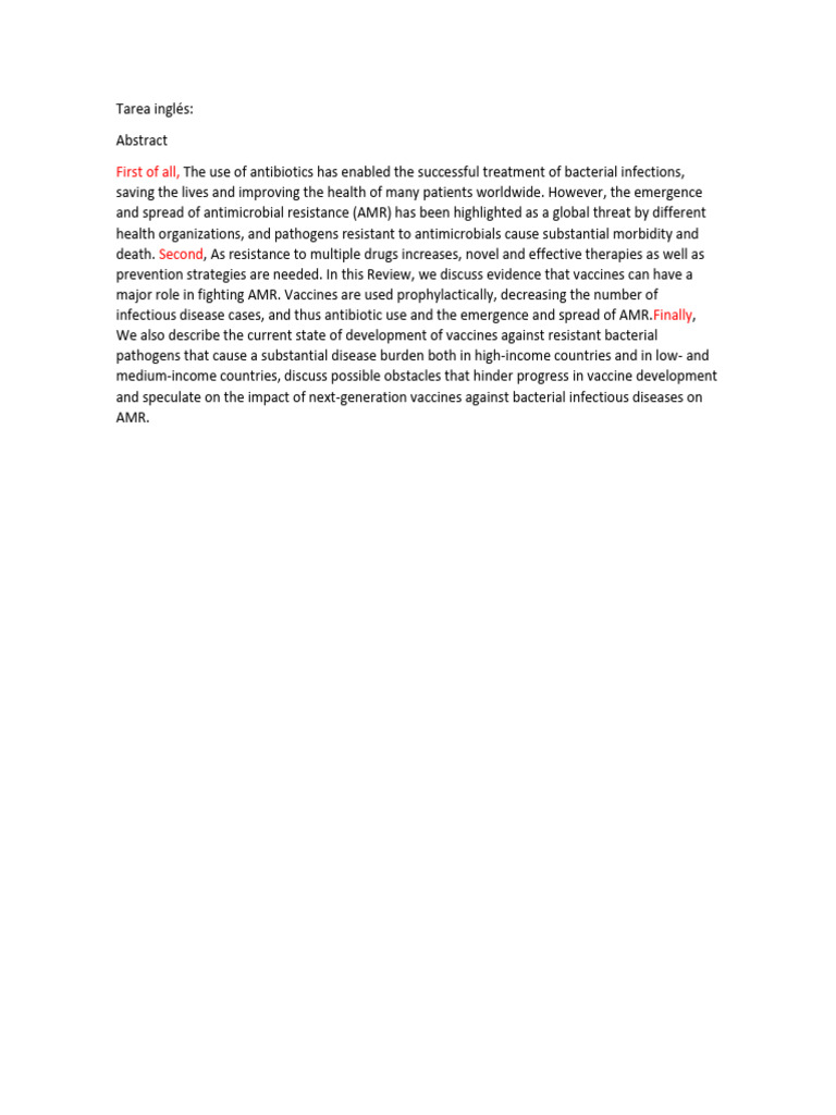 Tarea Inglés Sofi PDF | PDF