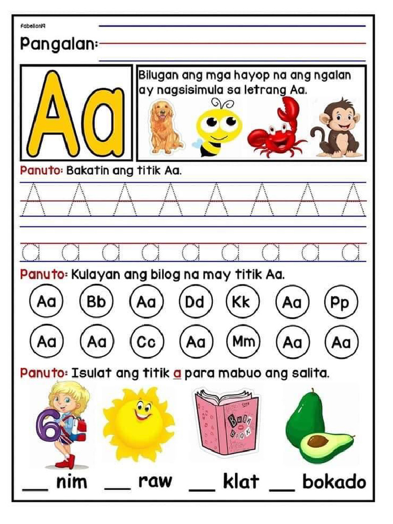 Trace A Z Bisaya With Picture | PDF