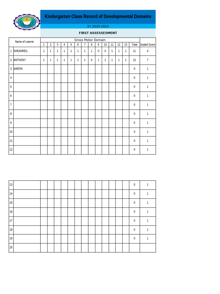 Authomated Eccd Class Record | PDF | Cognitive Psychology | Psychology