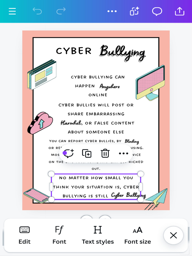 Cyberbullying Awareness Poster | PDF