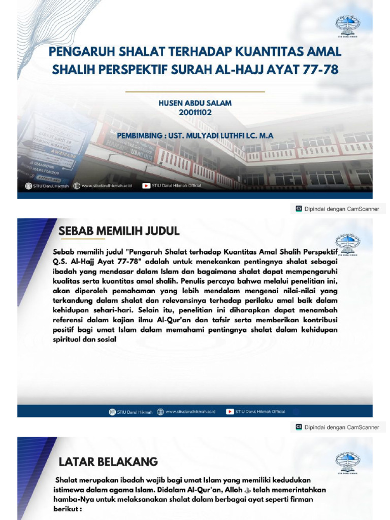 Husen Abdu Salam Stiu | PDF