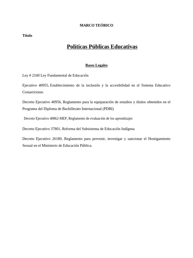 Marco Teorico Final | PDF