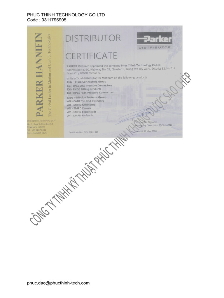 Quy Cách Co Và CCMS | PDF