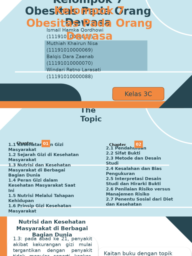 Obesitas Dewasa: Masalah Global dan Solusi | PDF