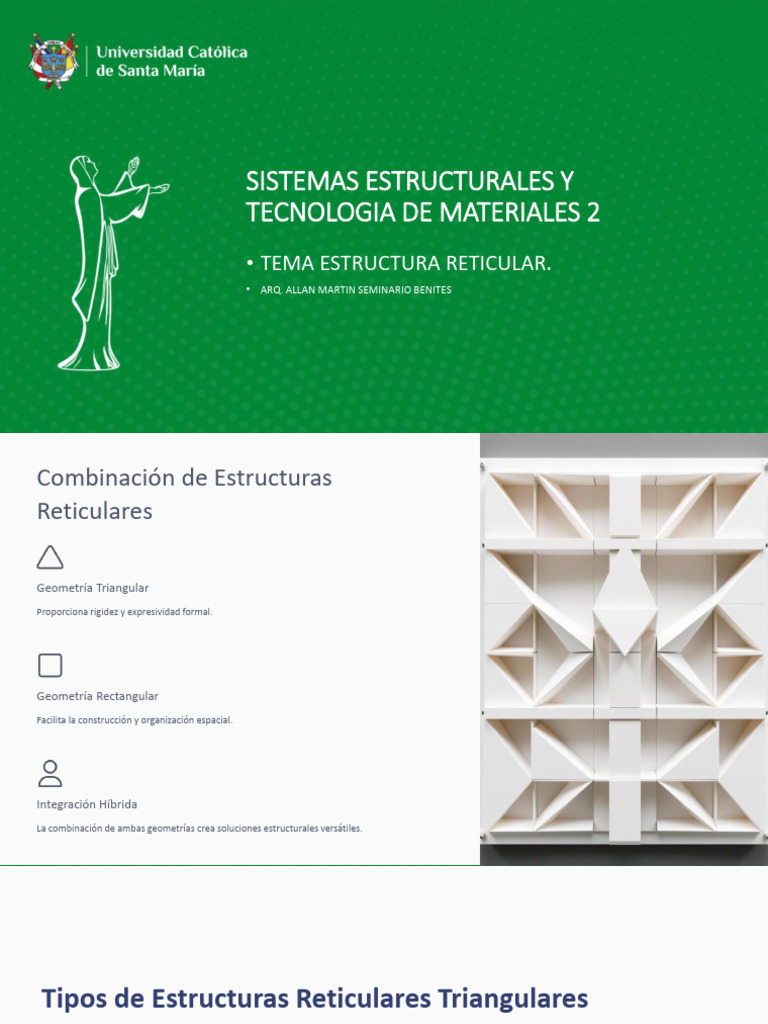 Estructuras Reticulares: Tipos y Cálculos | PDF | Ingeniería mecánica