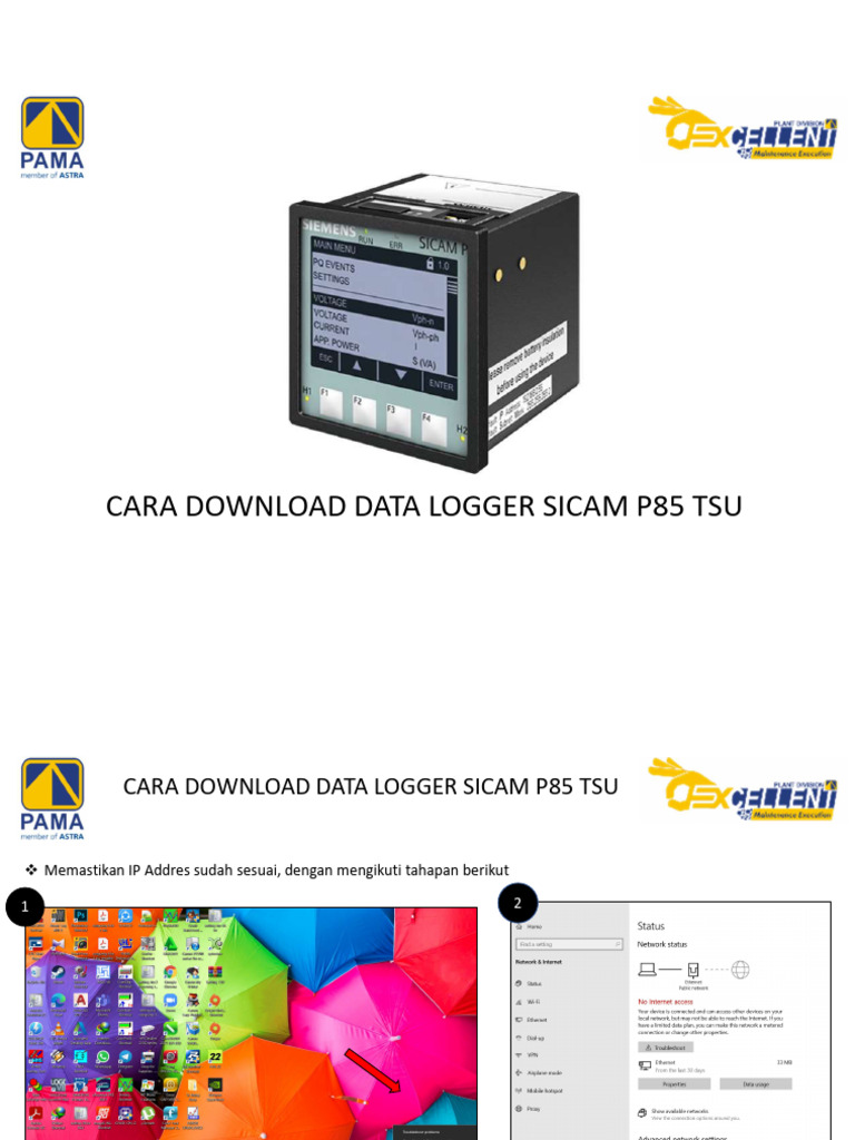 Download Data Logger SICAM P85 TSU | PDF
