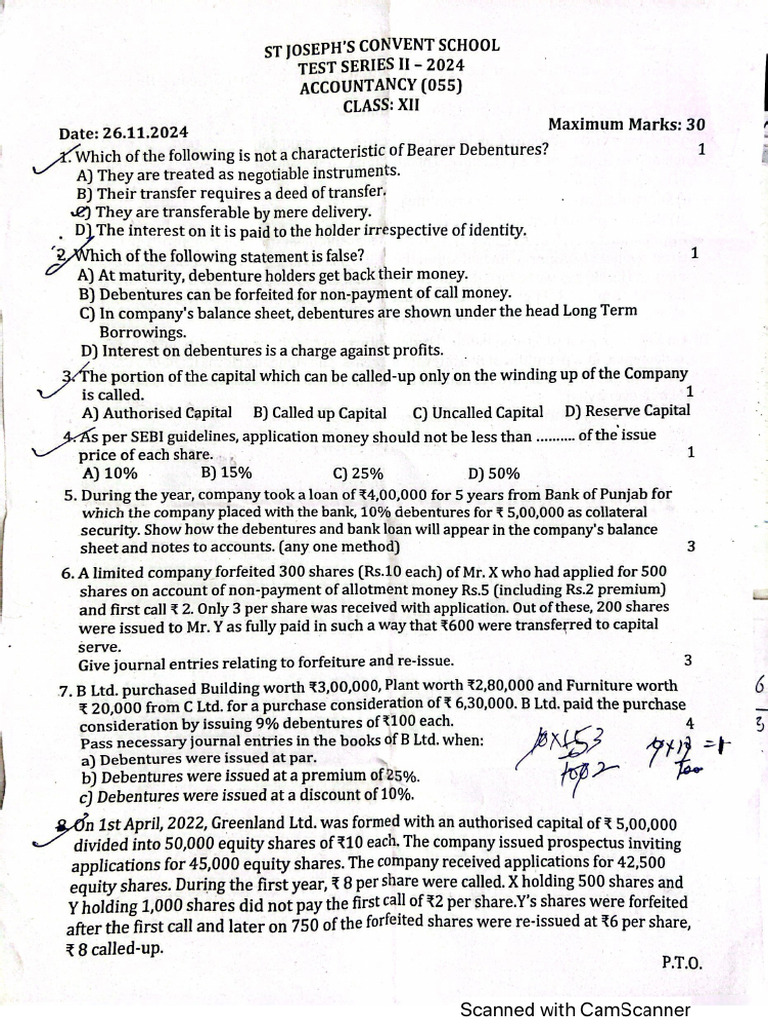 Joseph Test Share and Deb | PDF