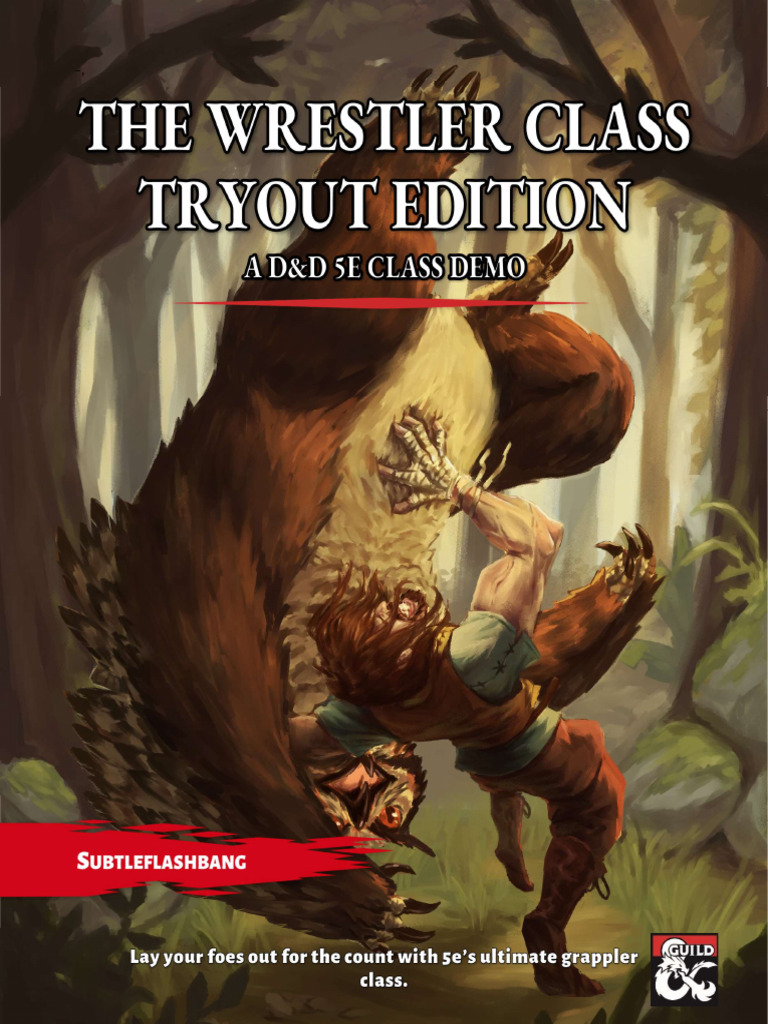DND Wrestler | PDF | Grappling | Dungeons & Dragons