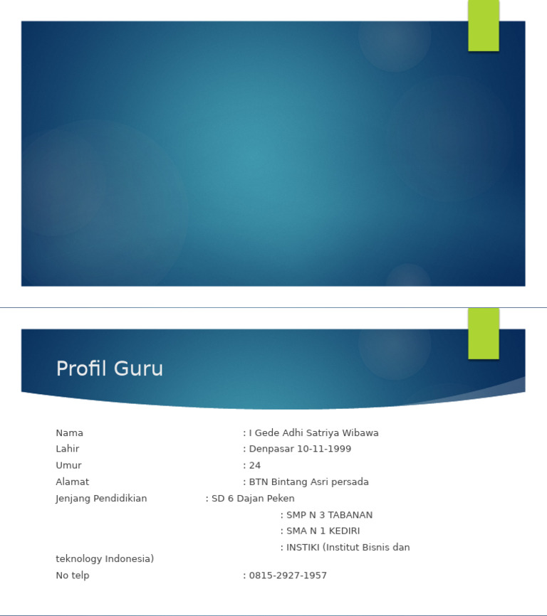 Profil Guru | PDF