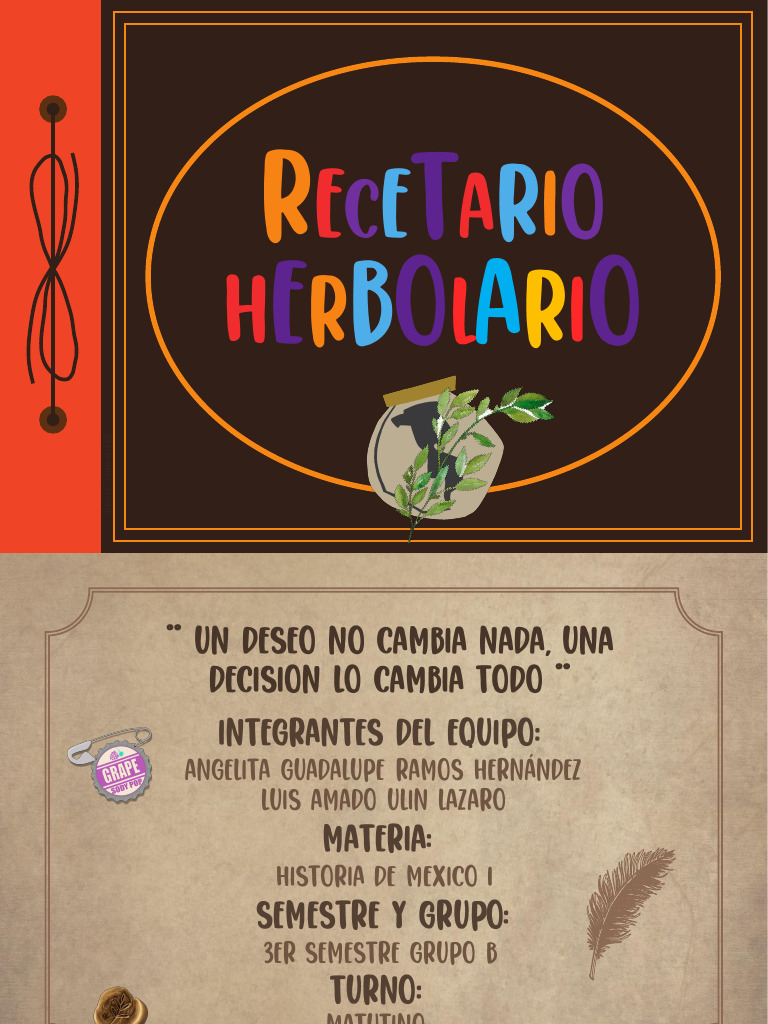 Recetario Herbolario | PDF