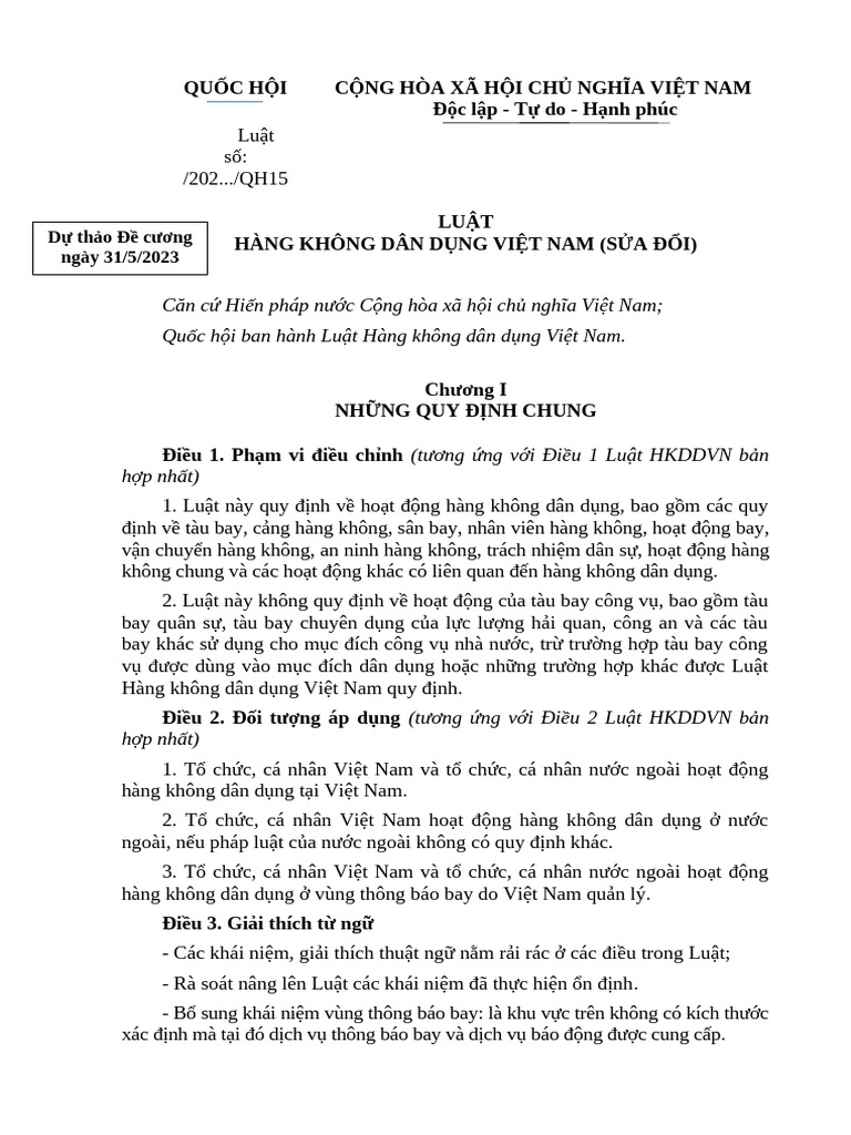 De Cuong DT Luat HKDD | PDF