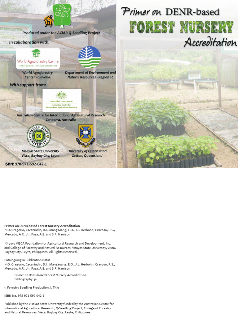 Forest Nursery Accreditation Guide | PDF | Plant Nursery | Natural ...