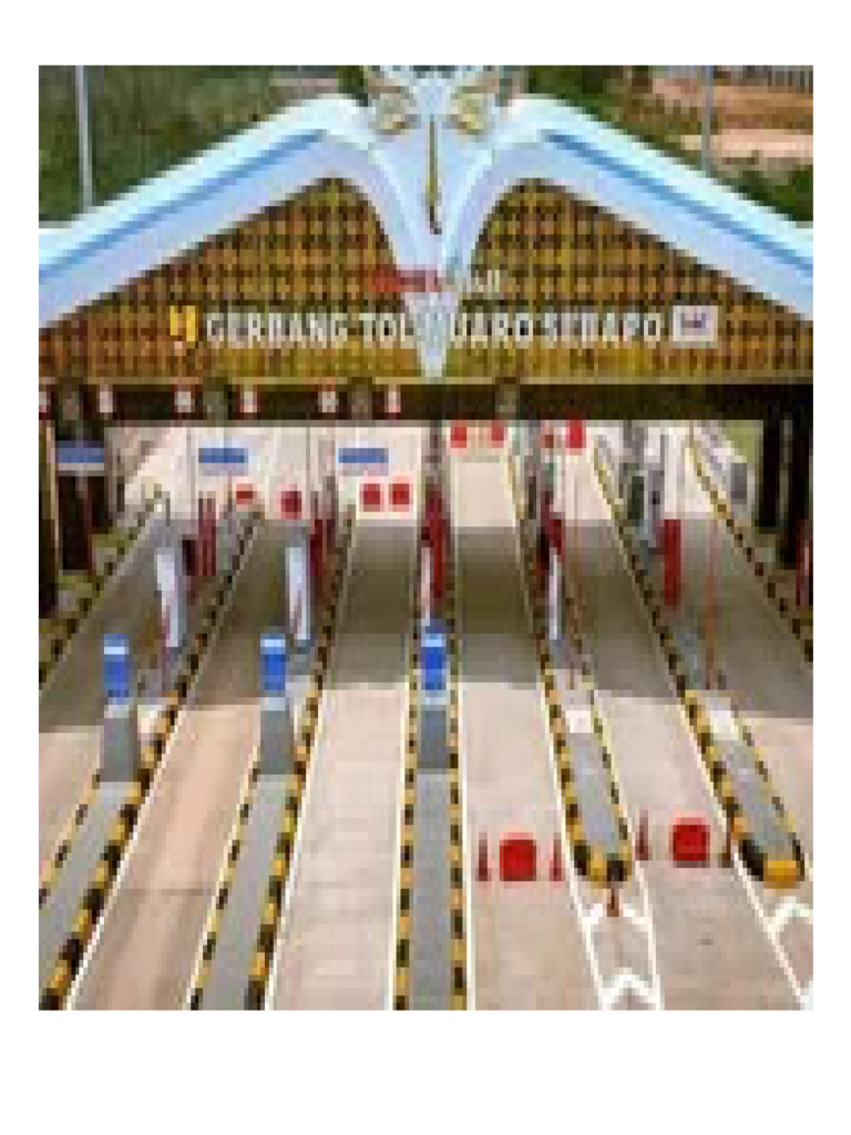 Highway Tol Gate Multiple Lanes | PDF