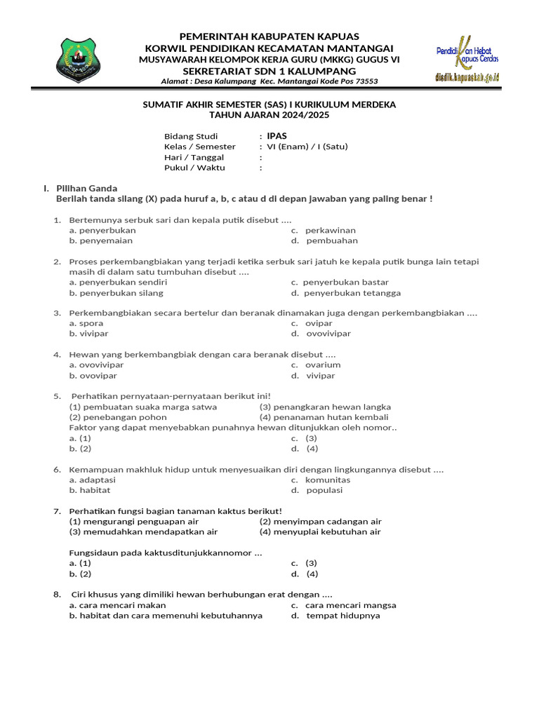 File IPAS Kls 6 | PDF