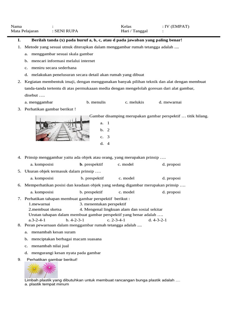 Sas Seni Rupa SMT 1 | PDF