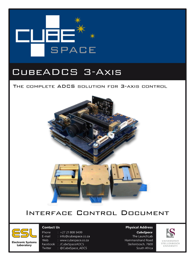 Cubeadcs 3 Axis Icd v1.3 | PDF | Computer Engineering | Electrical ...