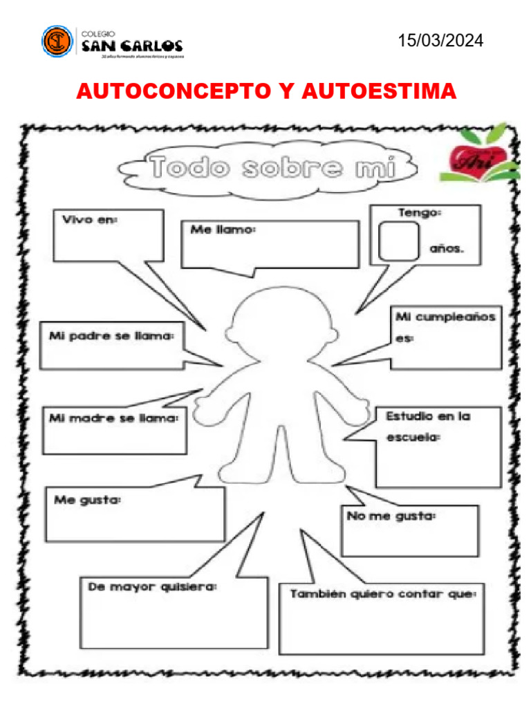 2do Autoconcepto y Autoestima | PDF