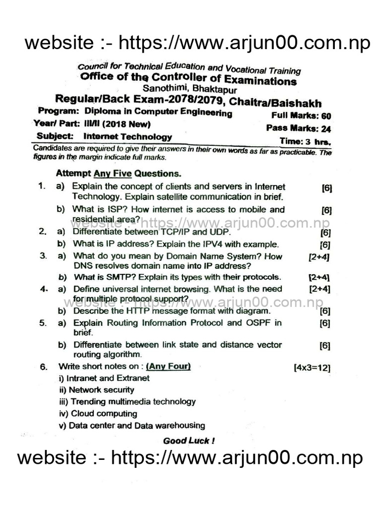 Internet Technology | PDF