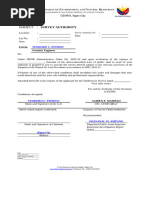 DENR Sample Forms | PDF