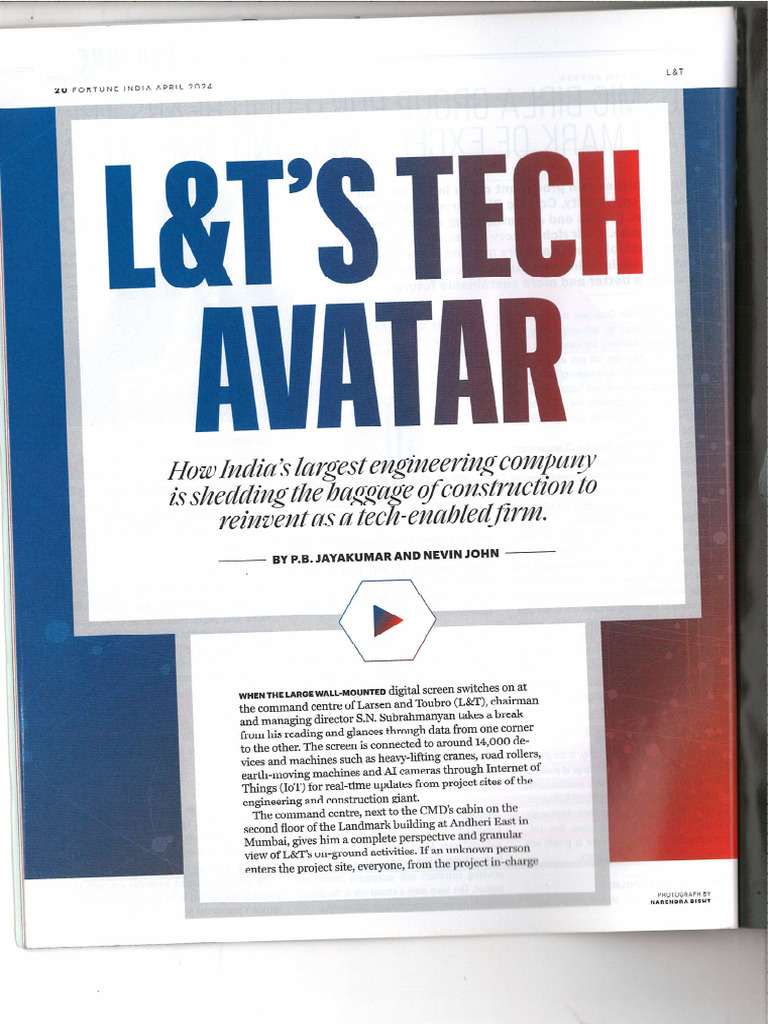 7 L&Ts Tech Avatar | PDF