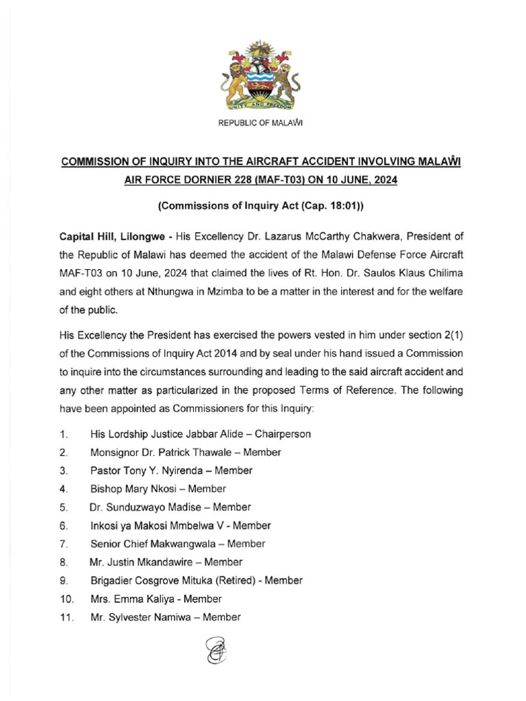 Press Release Coi | PDF