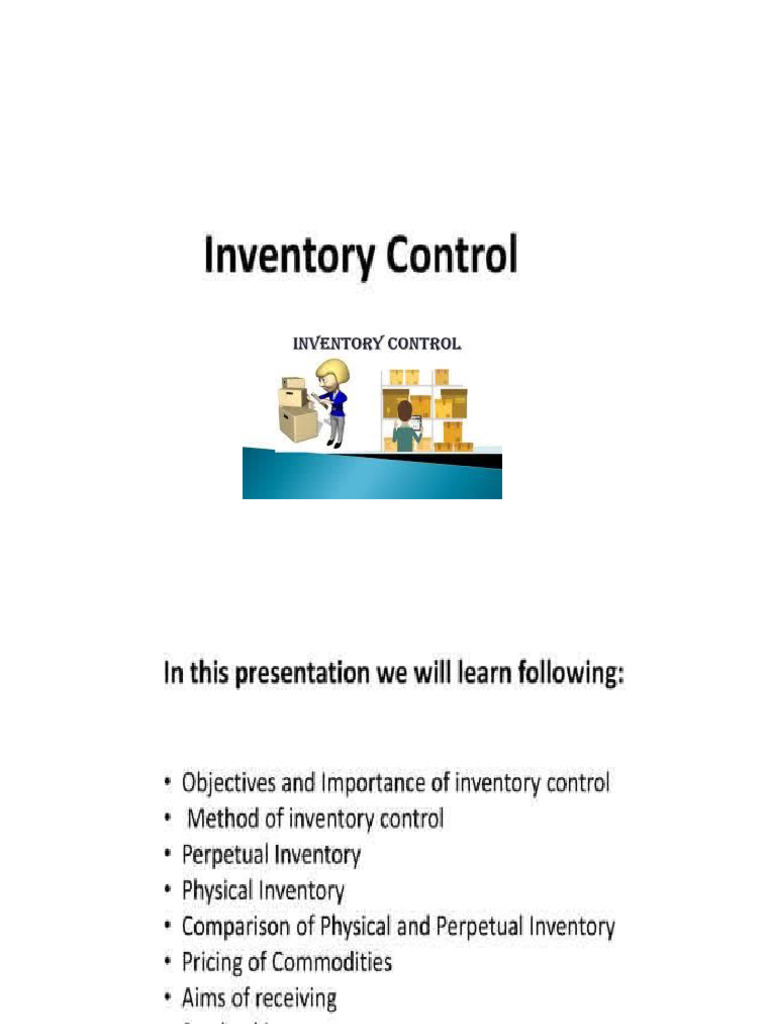 Inventory Control | PDF