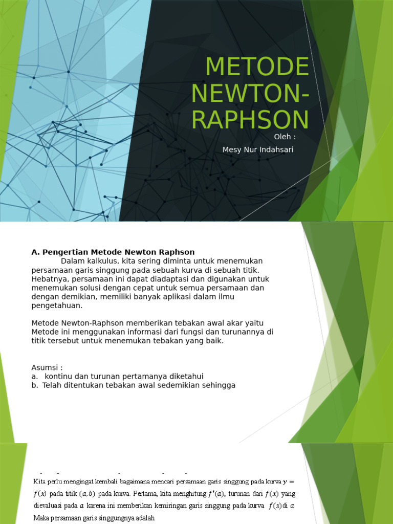 Metode Newton-Raphson | PDF