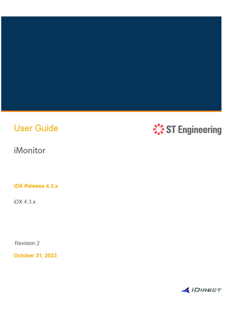 UG - Imonitor iDX 4.3 - T0001399 - 31 - Oct - 2023 - Rev - 2 | PDF ...