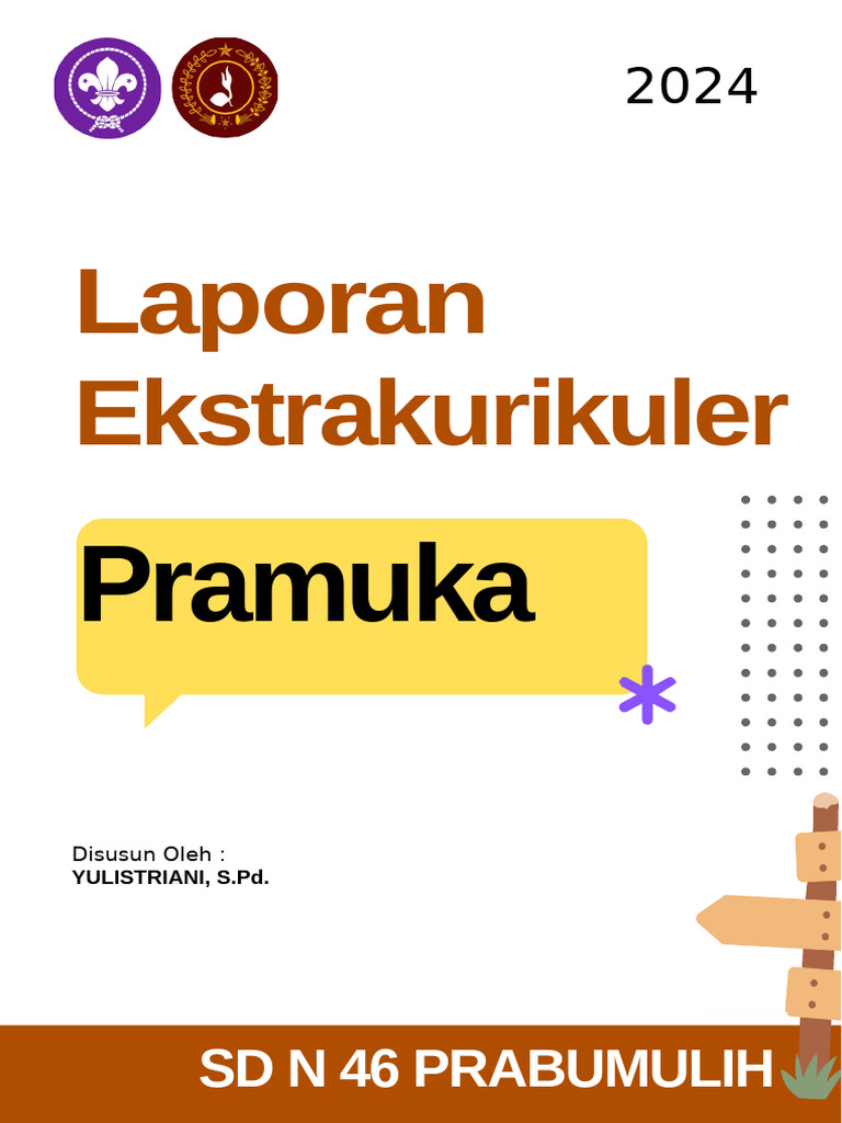 Laporan Ekstrakurikuler Pramuka - Yulis | PDF