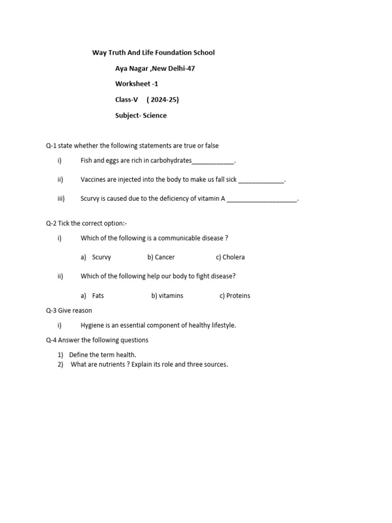 Class - 5 Science | PDF