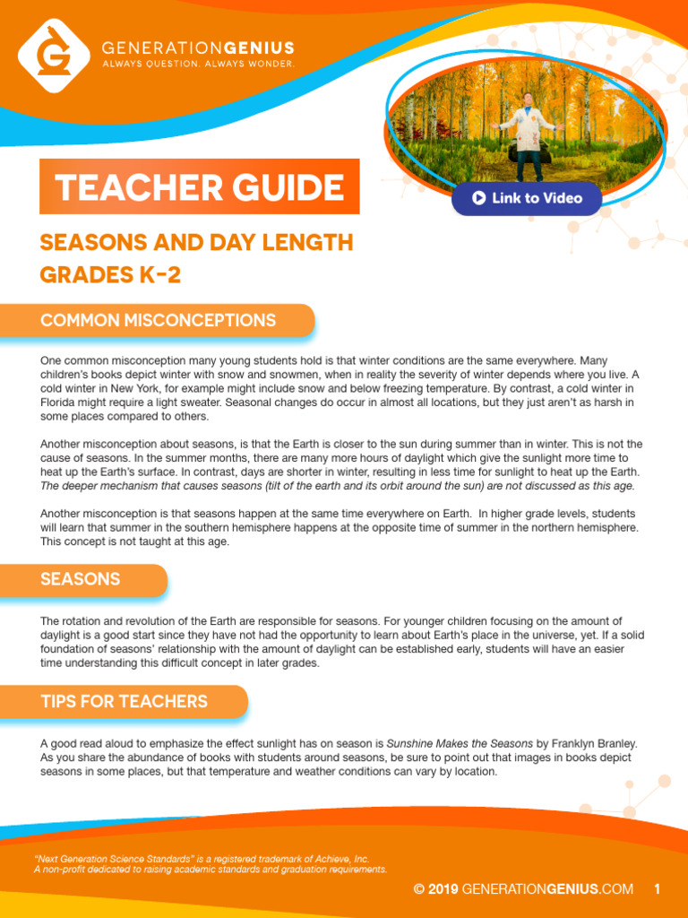 Seasons Simplified for Kids | PDF | Earth | Astronomy