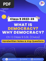 Padhle - NOTES - Civics. 2 Class 9 | PDF