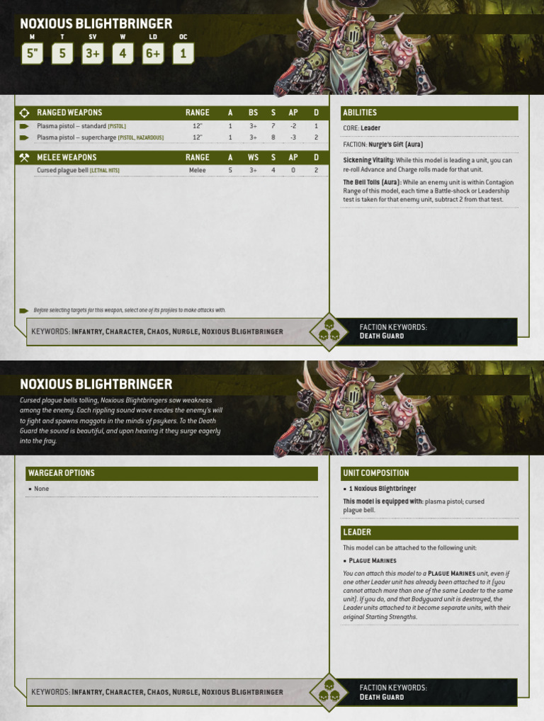 Noxious Blightbringer | PDF