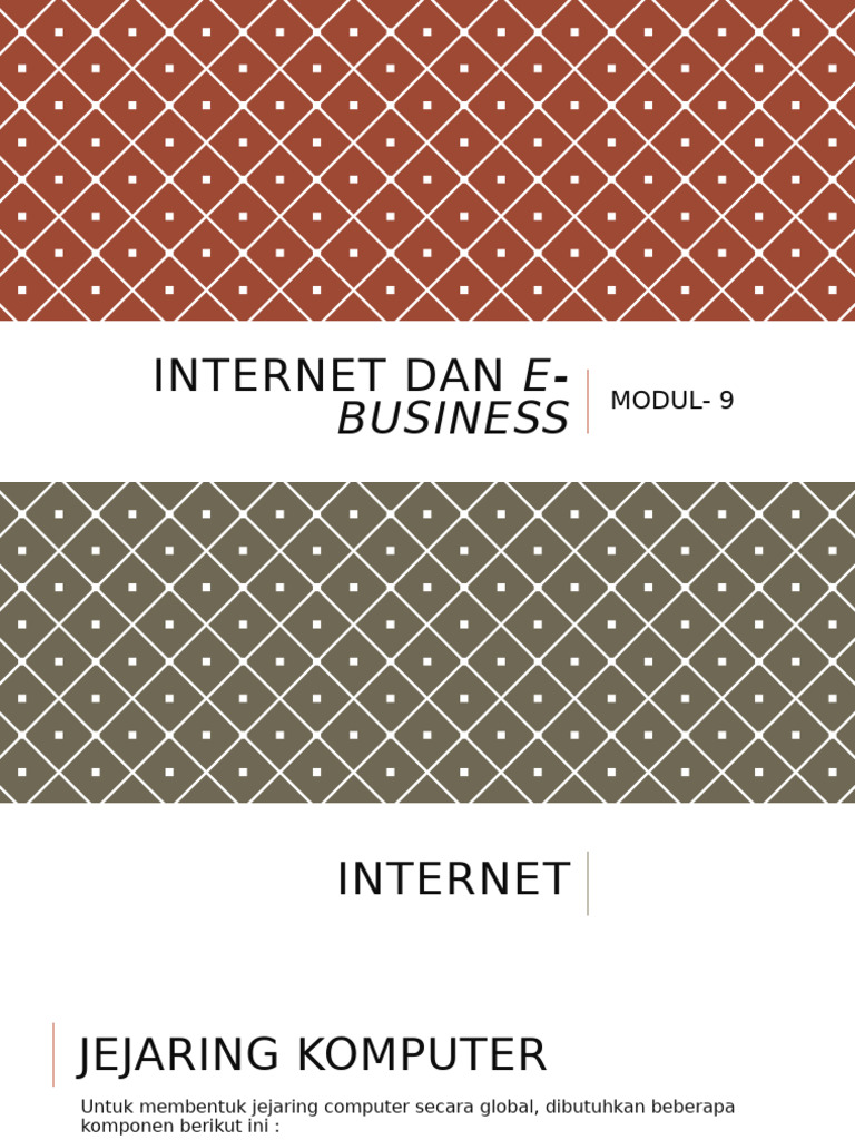 Modul 9 Internet Dan e Business | PDF