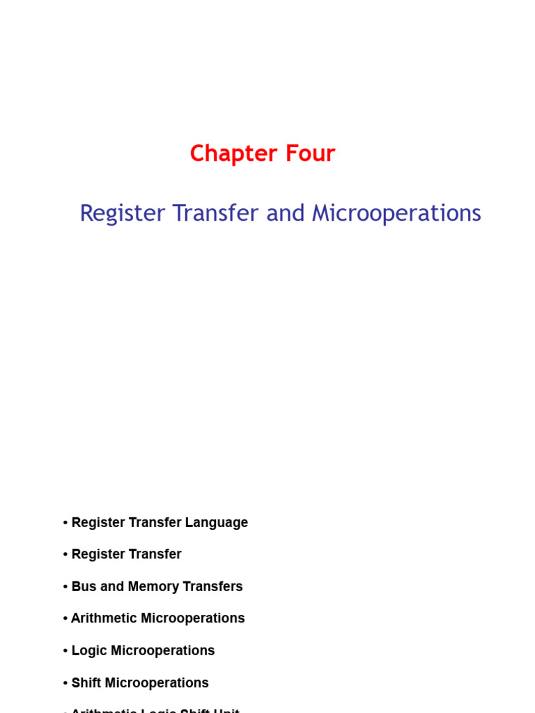 COA Chapter 4 | PDF | Electronic Design | Computer Engineering