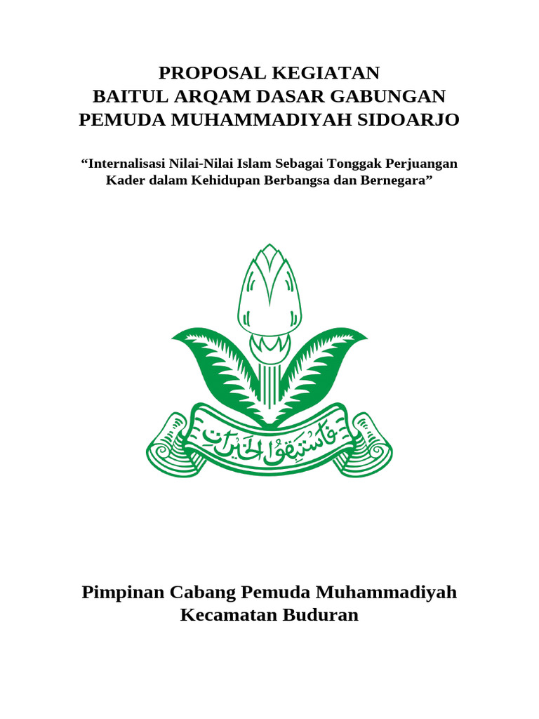 Proposal Kegiatan PCPM Buduran | PDF