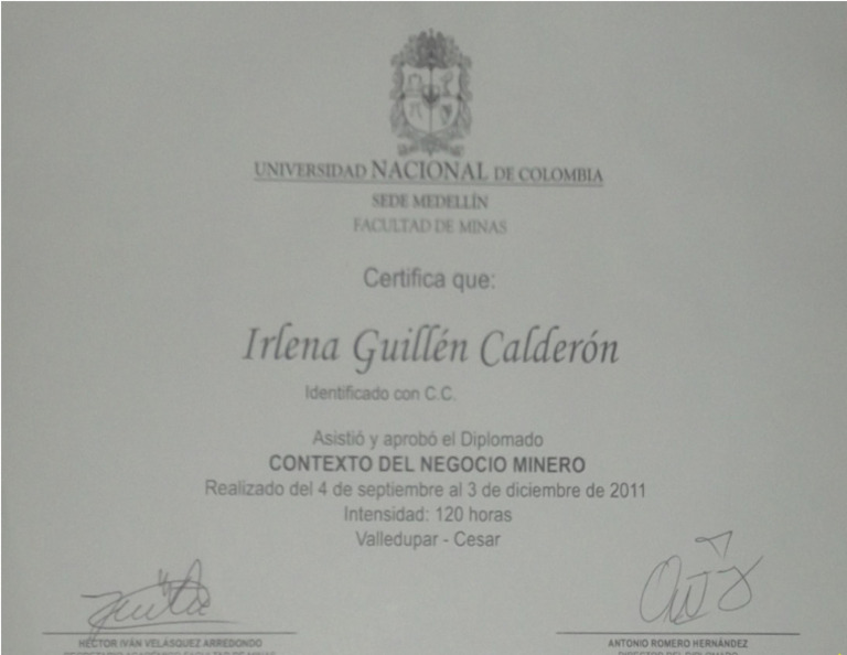 UNA, Diplomado | PDF