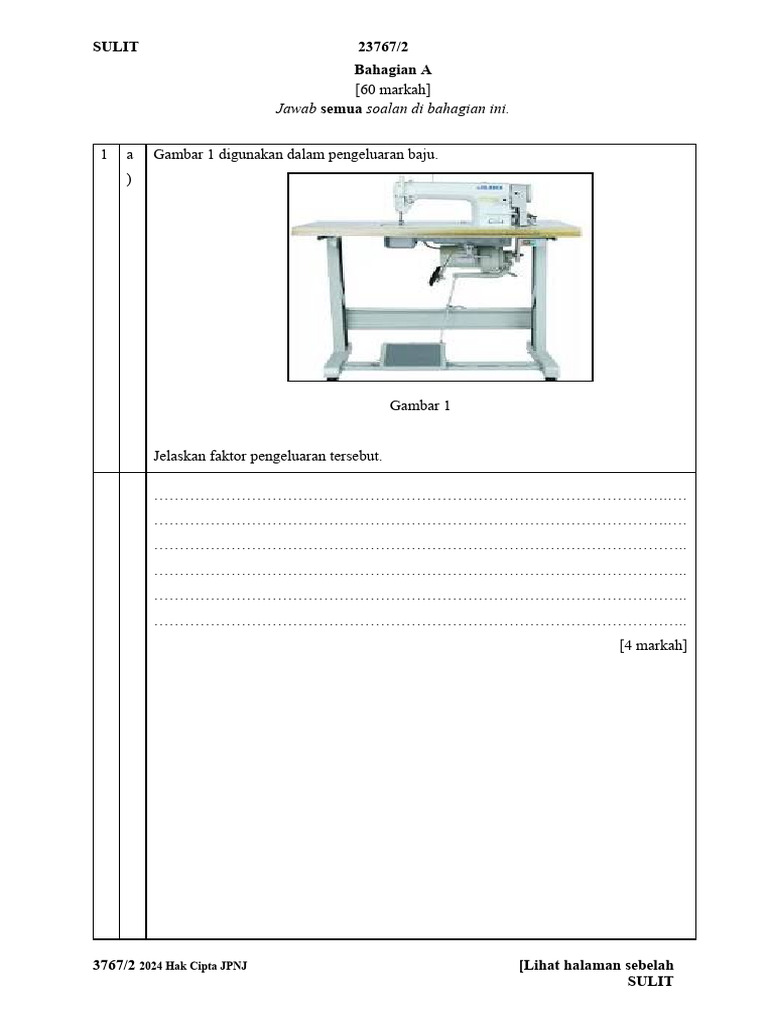 K2 Set 1 Johor 2024 | PDF