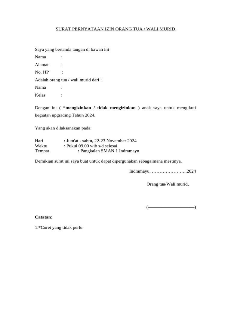 Surat Izin Uprading-1 | PDF