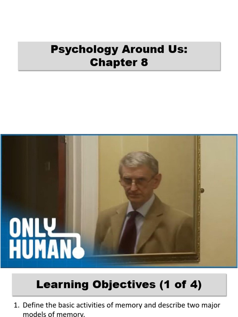 976 Week 8 - Chapter 8 - Memory | PDF | Memory | Recall (Memory)