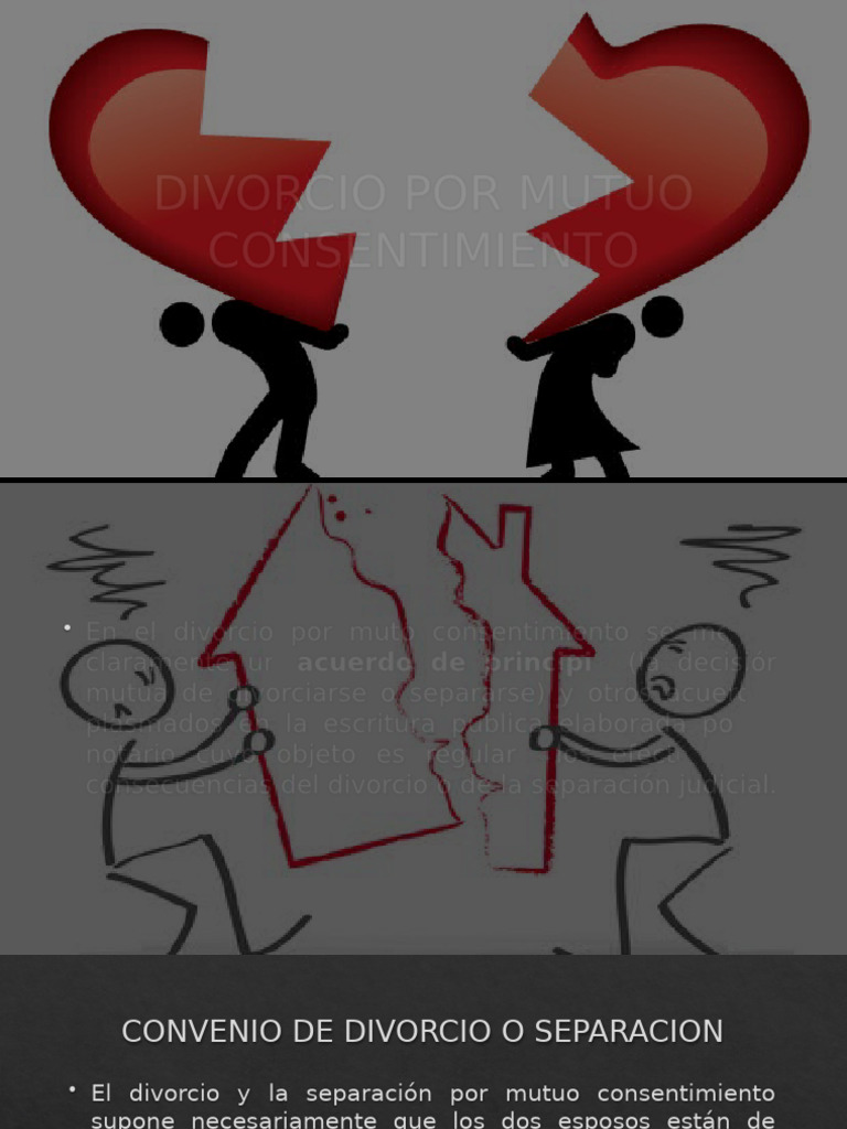 Divorcio Por Mutuo Consentimiento | PDF | Divorcio | Instituciones sociales