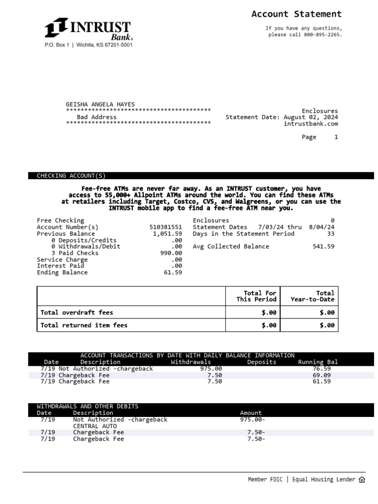 Fre CHK 0001-STATEMENT-08-02-2024 | PDF