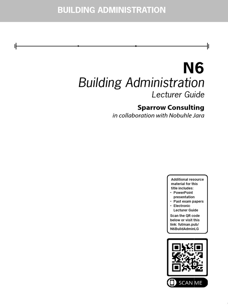 N6 Building Administration Lecturer Guide 2023 | PDF