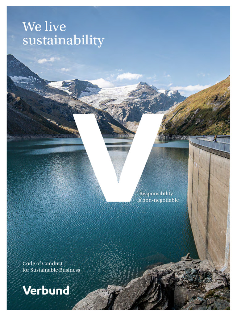 VERBUND's Sustainable Code of Conduct | PDF | Sustainability | Climate ...