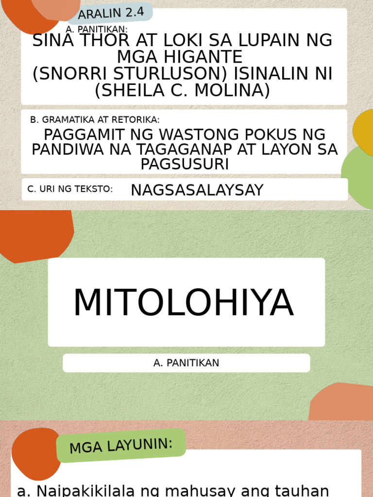 Filipino 10-Q2-Lesson 4 | PDF