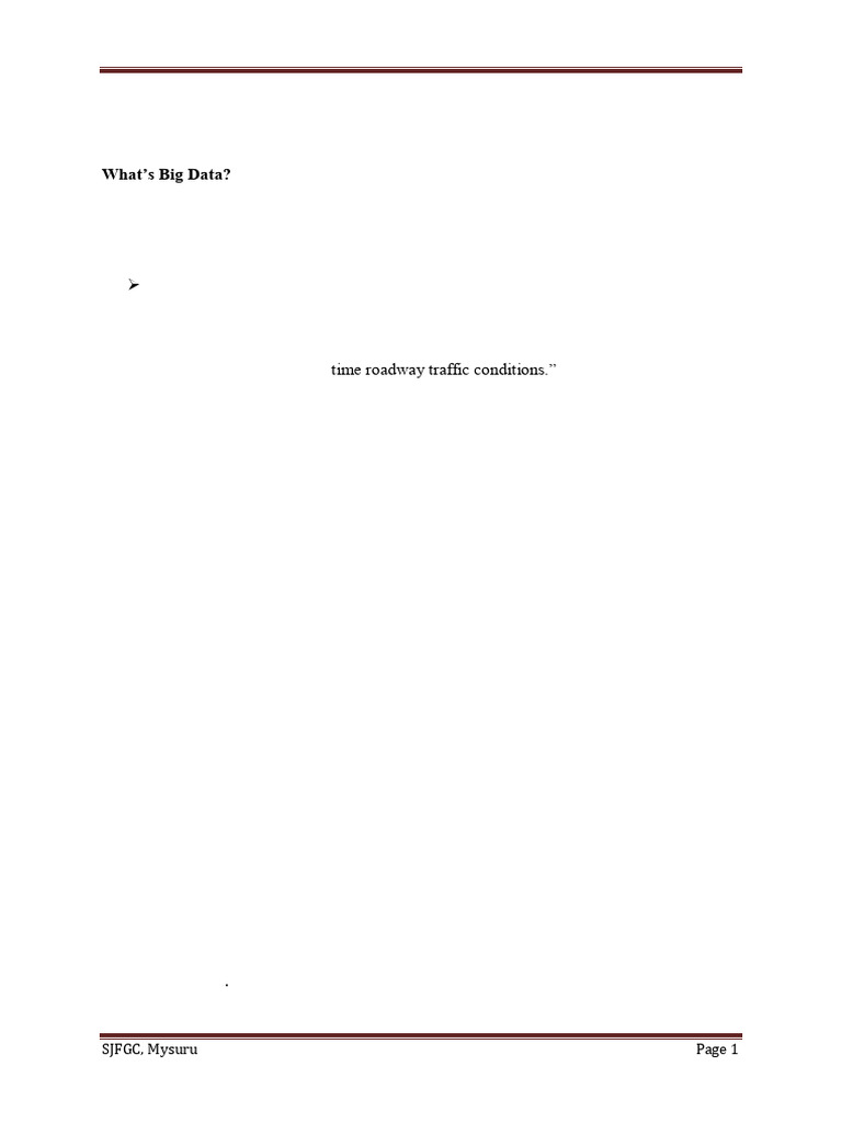 Unit 3 Bigdata Notes 1 Pdf Apache Hadoop Big Data
