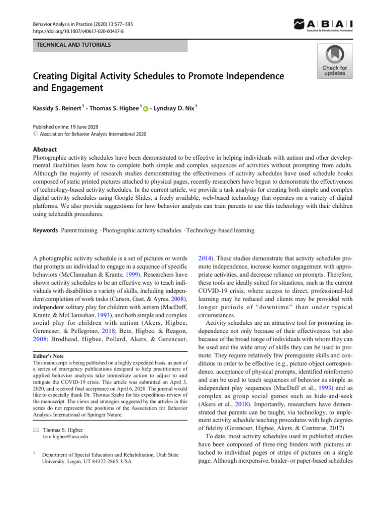 ASSERT - Artigo | PDF | Learning | Button (Computing)