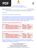 Silverzone Olympiad 2025-26 | PDF