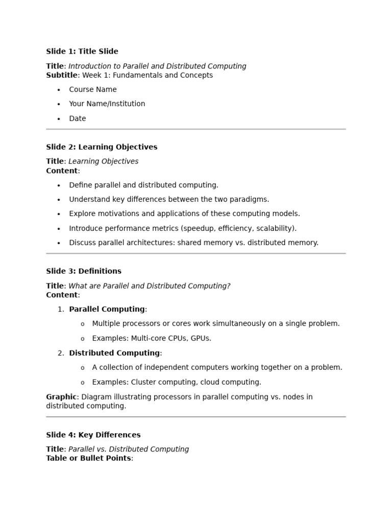 Doc1 | PDF | Parallel Computing | Distributed Computing